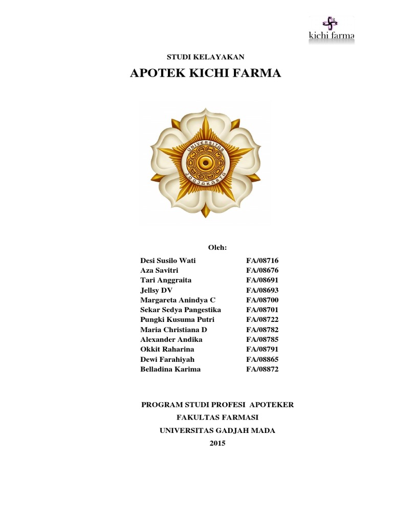 Studi Kelayakan Apotek | PDF