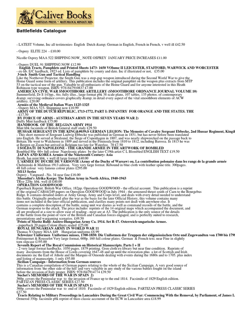 Caliver Catalogue PDF | PDF | Anti Tank Warfare | Military