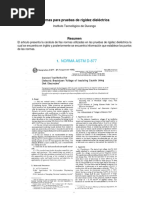 Norma ASTM D287 D877 y D1816 | PDF | Transformador | voltaje