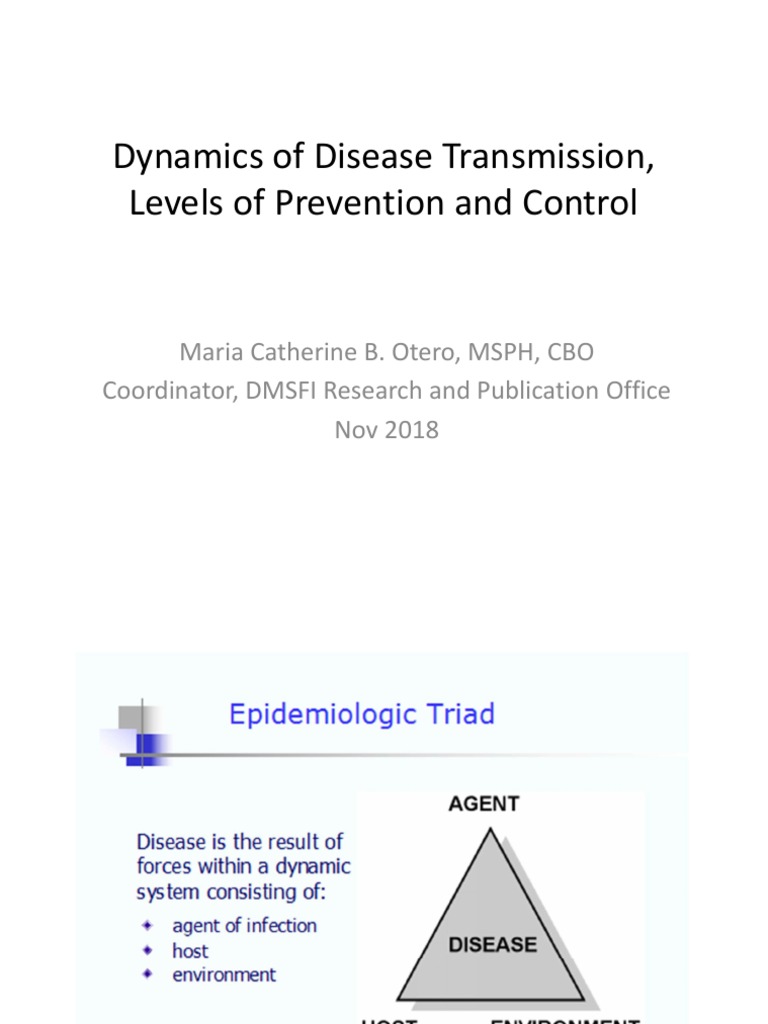 Disease Transmission Dynamics and Control | PDF | Infection ...