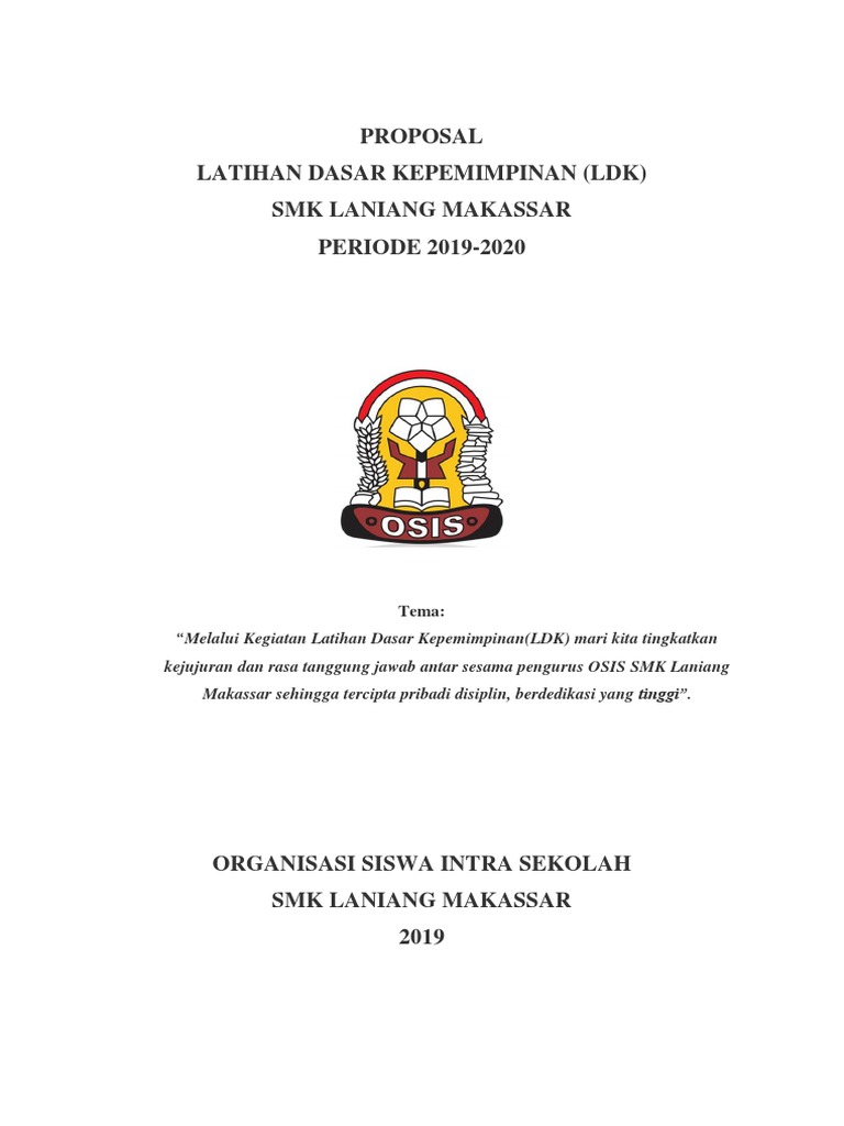 Proposal LDK Osis | PDF