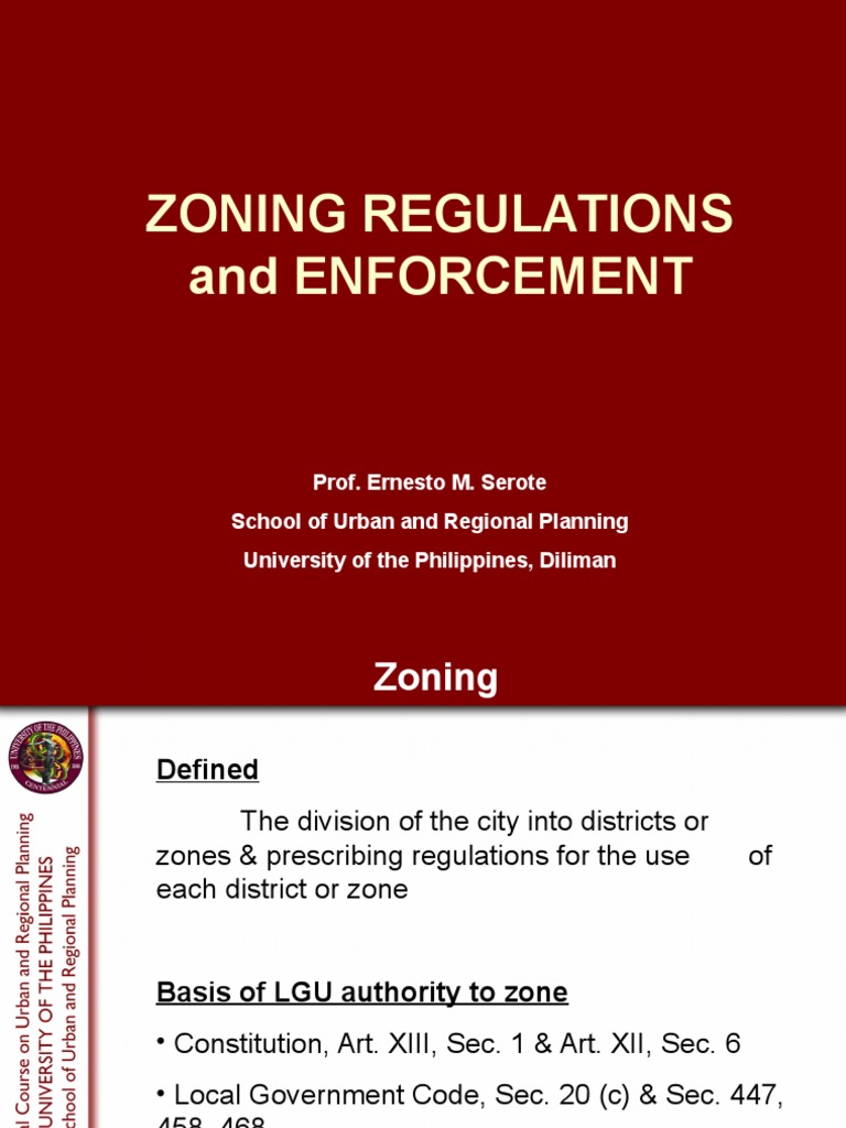 Zoning Regulations and Enforcement Explained | PDF | Zoning | Agriculture
