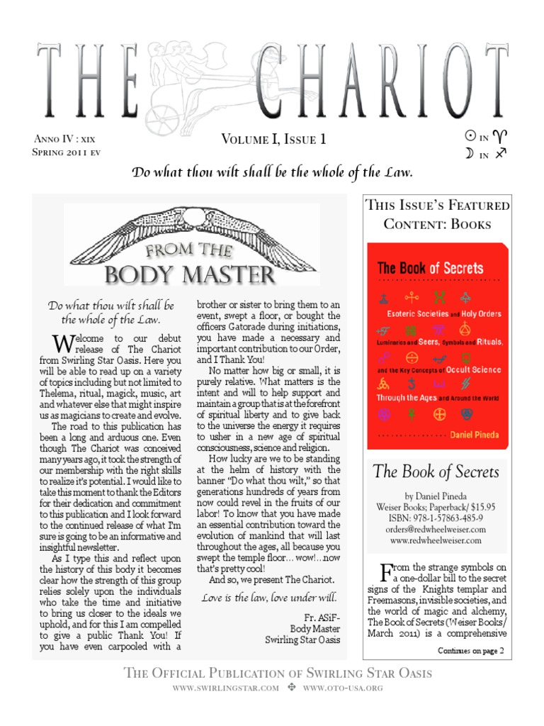 The Chariot Spring 2011 PDF | PDF