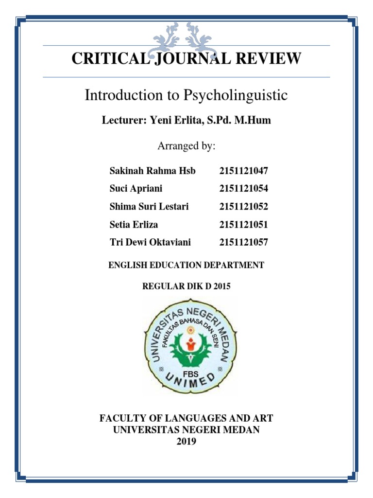CJR Baru Kel 1-1 | PDF | Psycholinguistics | Second Language Acquisition