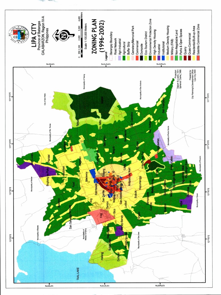 Lipa CLUP Map | PDF