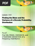 C1 Lesson 1 - Exploring Random Variables | PDF | Random Variable | Probability Distribution