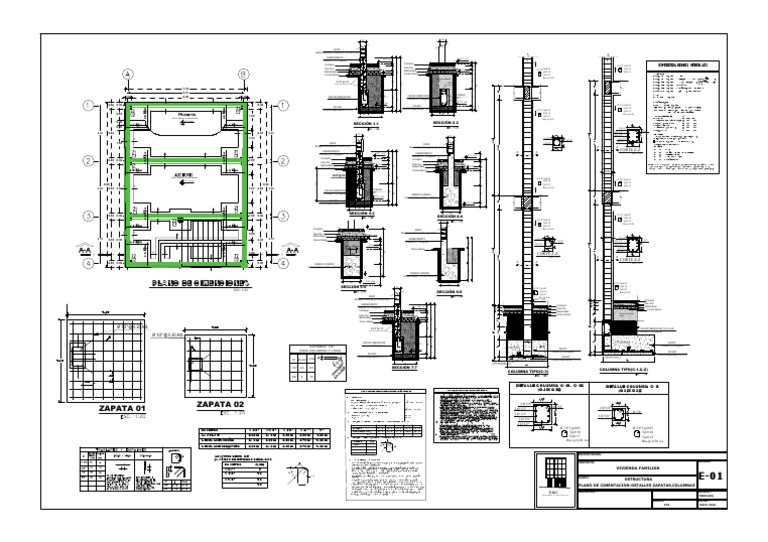 planos de estructuras | Diseño arquitectonico | Hormigón