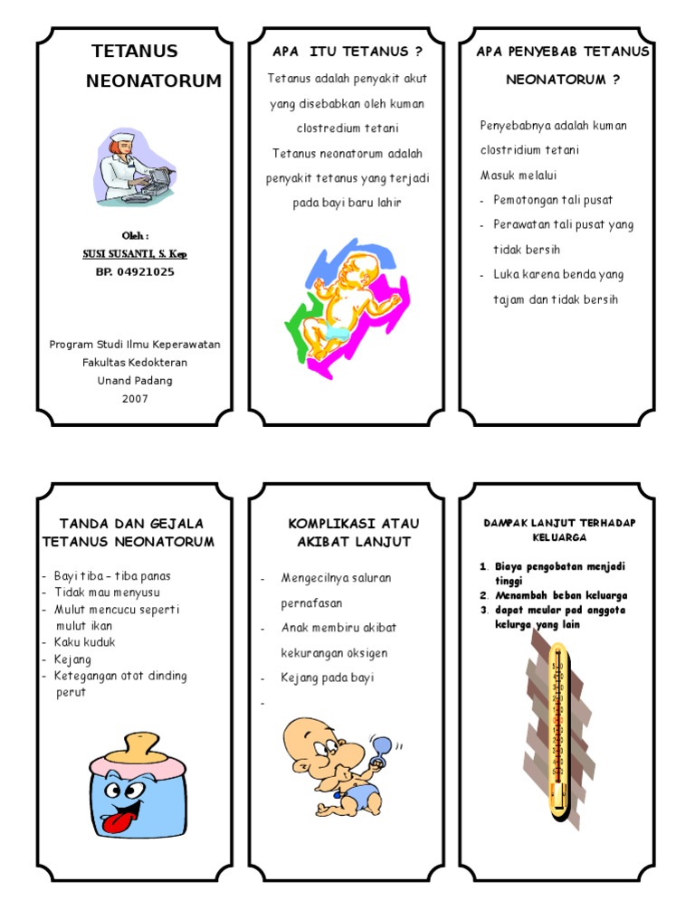 Leaflet Tetanus | PDF