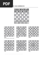 Chess Moves Beginners Cheat Sheet PDF | PDF