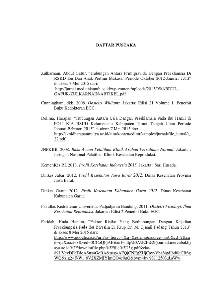 Contoh Dapus Penelitian | PDF