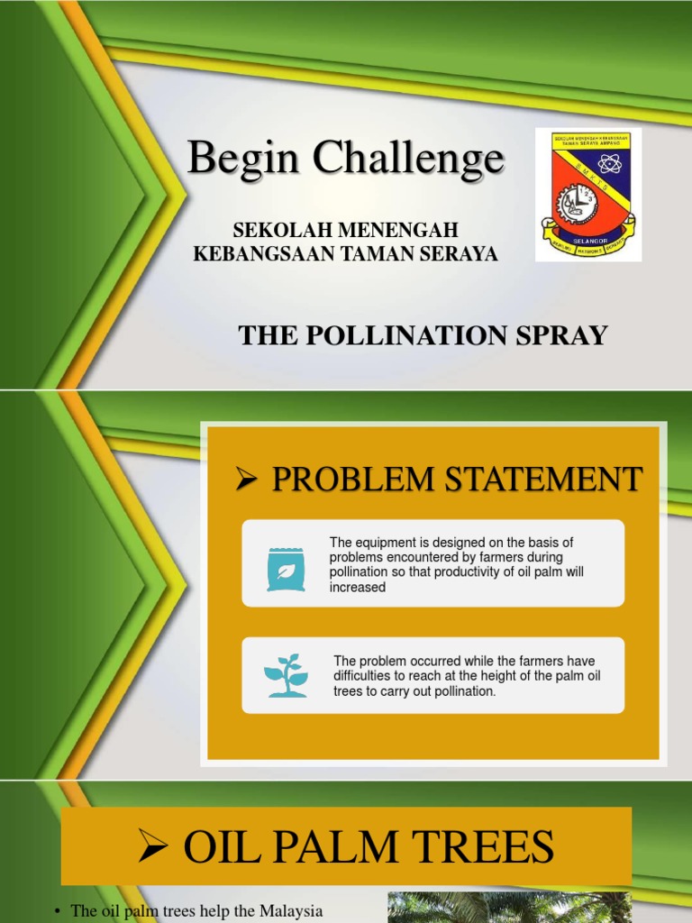 Begin Challenge: The Pollination Spray | PDF | Pollination | Flowers