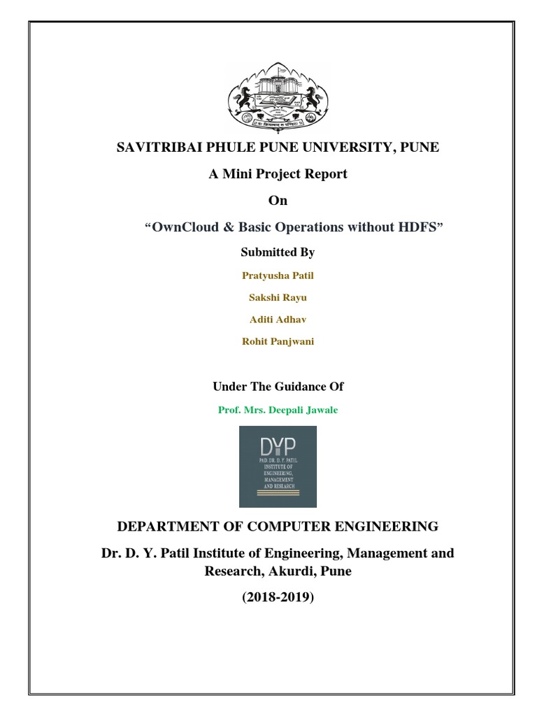 CC Mini Project Report 1 PDF | PDF | Computing | Computing And ...