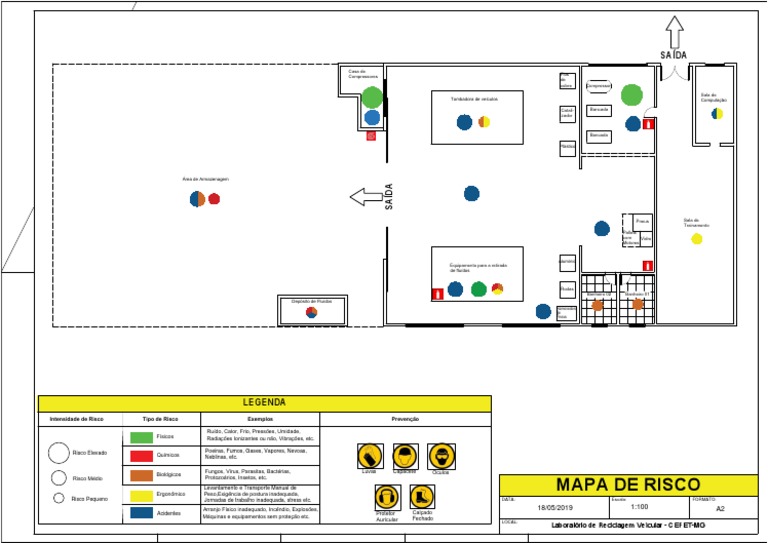 Mapa De Risco Para Laboratório Clínico Pdf Natureza
