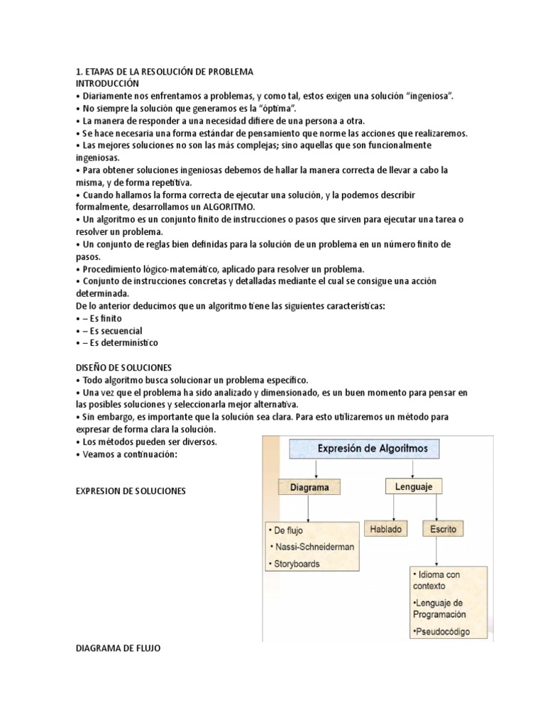Algoritmo Clases | PDF | Algoritmos | Programación de computadoras