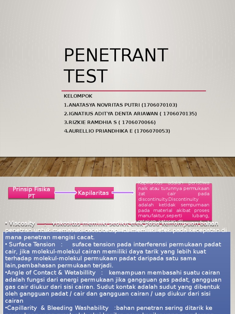 Panduan Tes Penetran Cair NDT | PDF