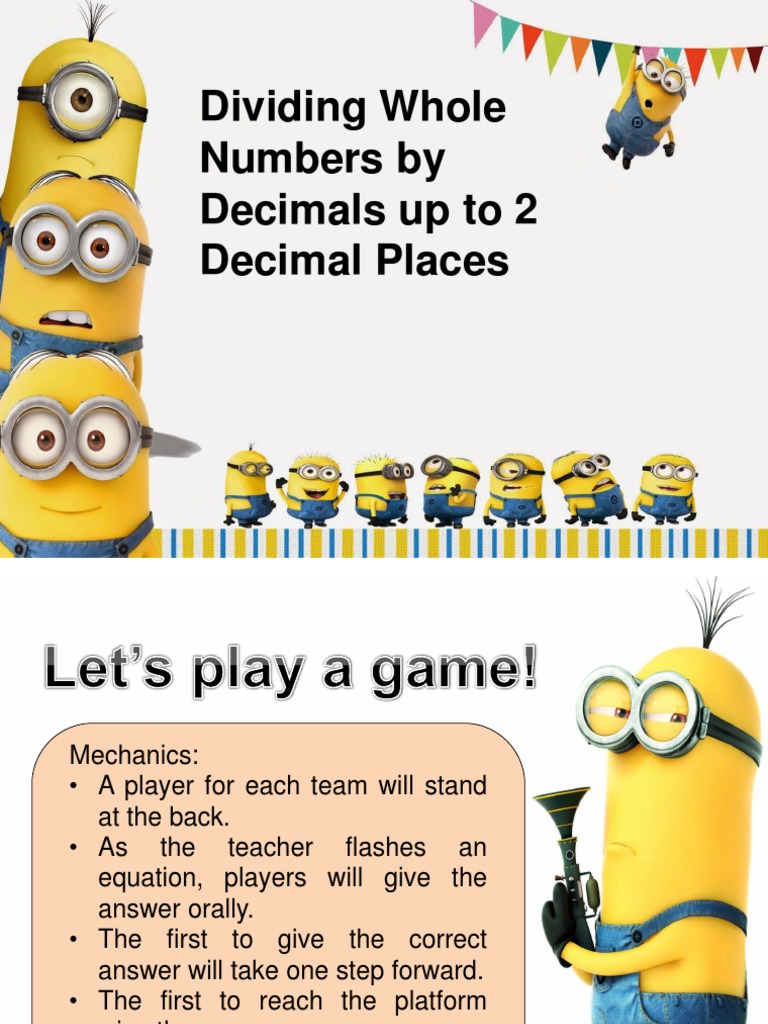 Dividing Whole Numbers by Decimals | PDF | Division (Mathematics) | Numbers