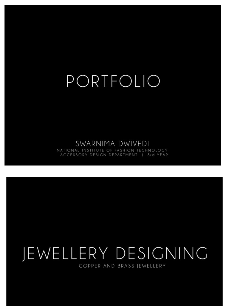 Jewellery Portfolio | Download Free PDF | Jewellery | Wire