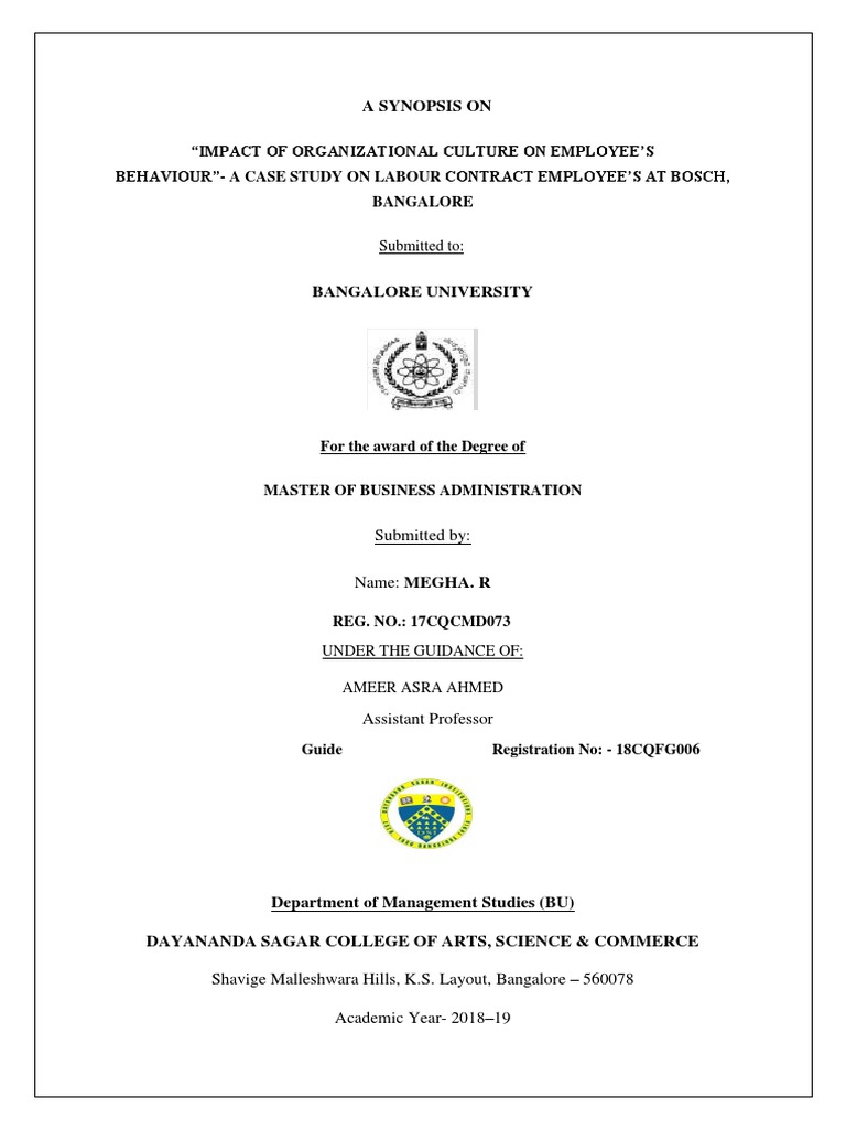 Megha R | PDF | Organizational Culture | Data Analysis