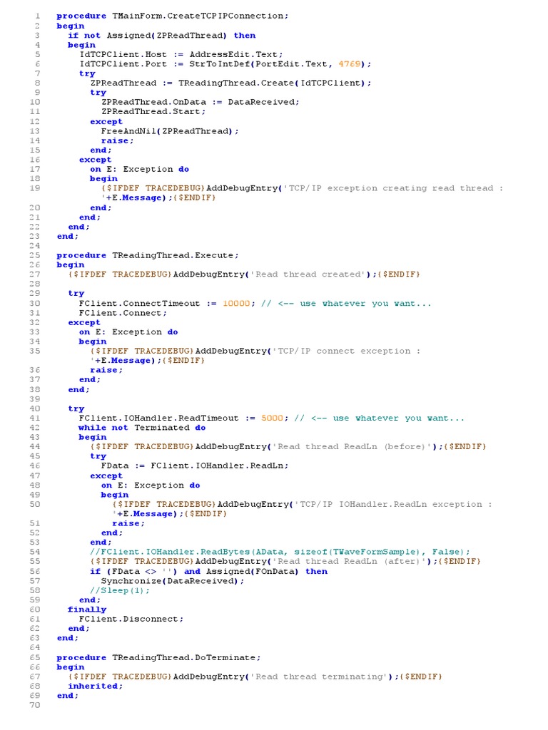 ($ifdef Tracedebug) ($ENDIF) : // - Use Whatever You Want.. | PDF | Network Architecture ...