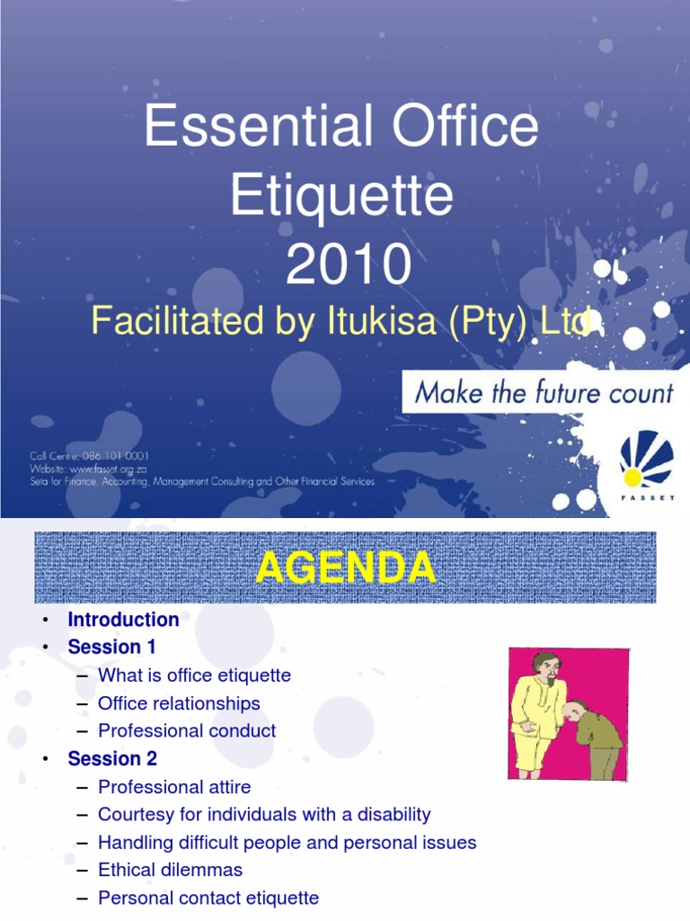 Essential Office Etiquette Guide | PDF | Wheelchair | Etiquette