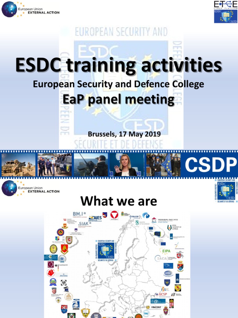 2019 05 17 - EaP Panel - ESDC Training Activities | PDF