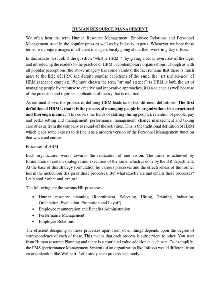 Basics of HRM - 5 - 6 - 920180416203012 | PDF | Human Resource ...