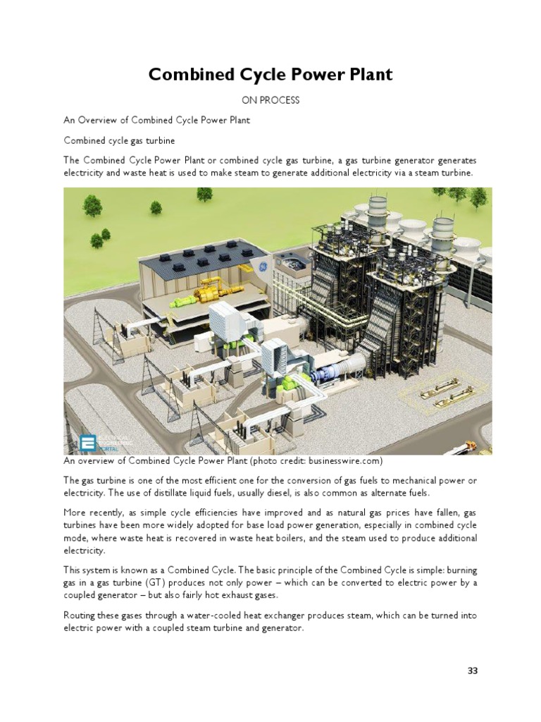 Combined Cycle Power Plant | PDF | Fossil Fuel Power Station | Natural Gas