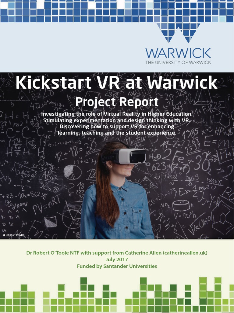 Kickstart VR at Warwick: Project Report | PDF | Virtual Reality ...