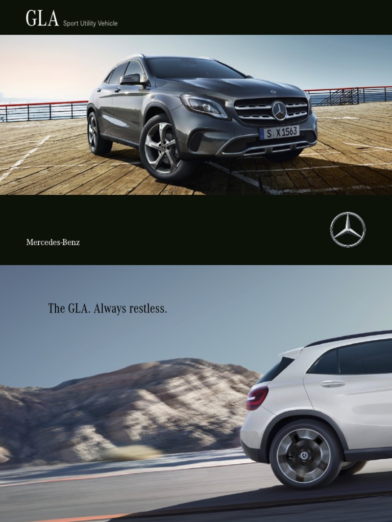 GLA X156 Brochure en | PDF | Emission Standard | Wheeled Vehicles