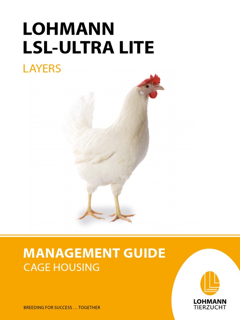 Cage Housing Management Guide for Lohmann Layers | PDF | Nutrients ...