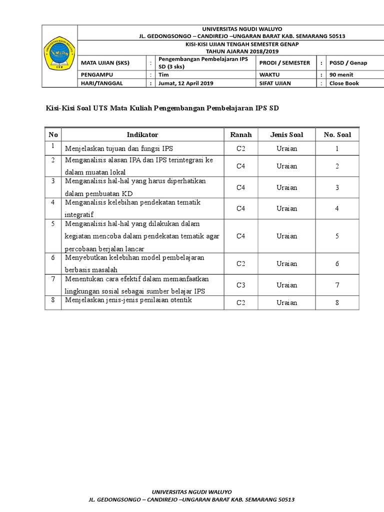Instrumen Soal Tes Dan Non Tes | PDF