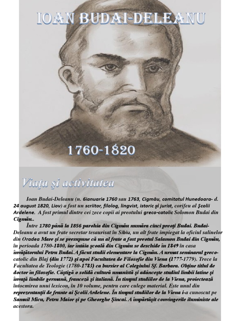 Ioan Budai Deleanu | PDF