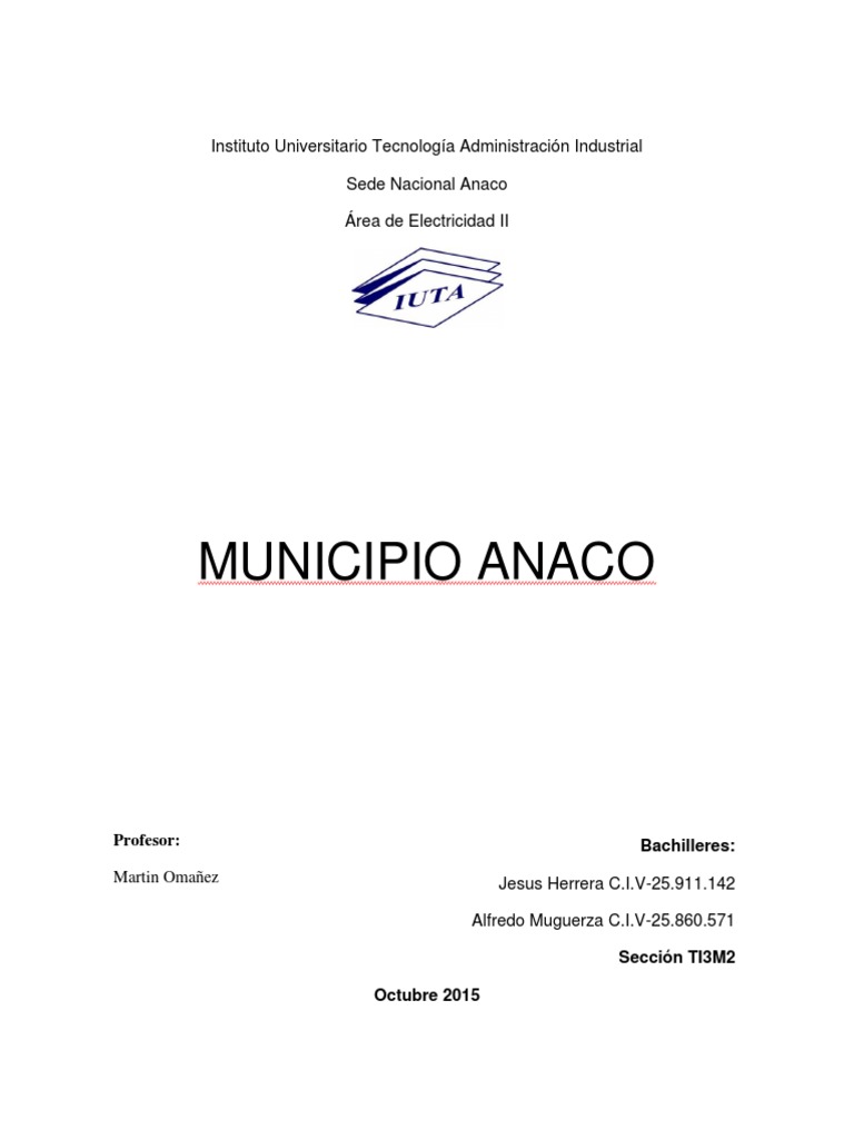 Municipio Anaco | PDF