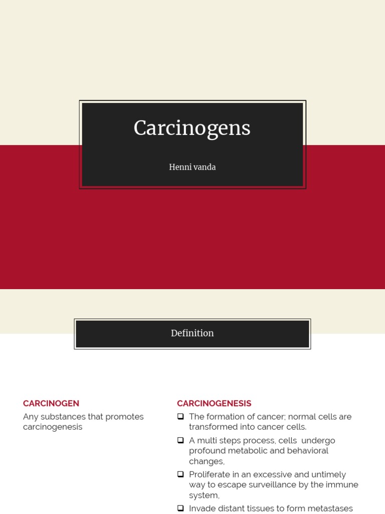 Carcinogen | PDF | Carcinogenesis | Dna Repair