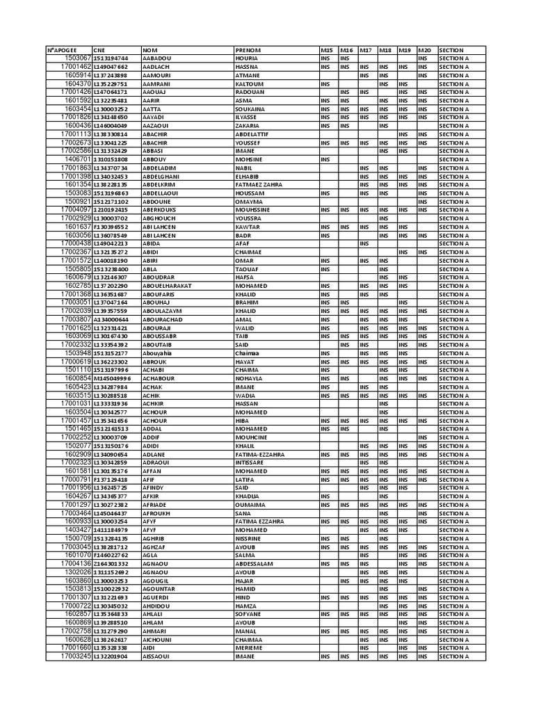 Seg s3 Section | PDF