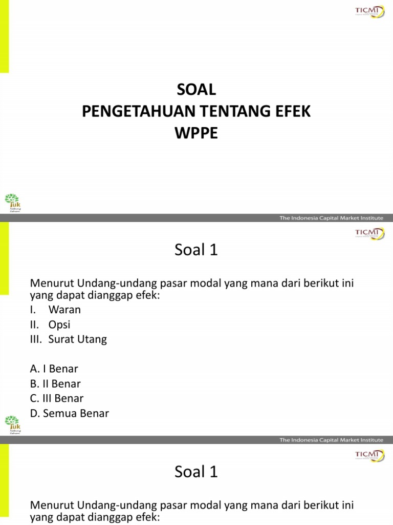 Soal Wppe-Pte | PDF