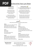 Hand Signals For Choral Conducting | PDF | Song Structure | Choir