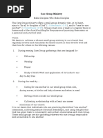 D.I.S.C.I.P.L.E. Acronym: Direction For Discipleship Times | PDF