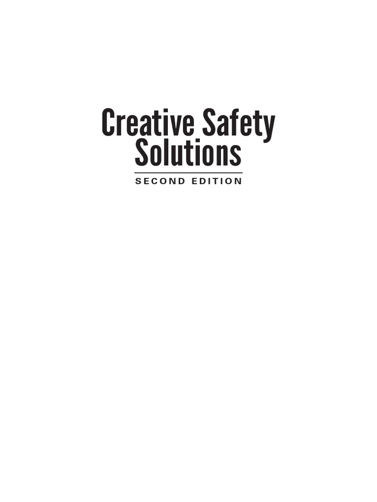 Creative Safety solutions-CRC Press (2016) PDF | PDF | Safety ...