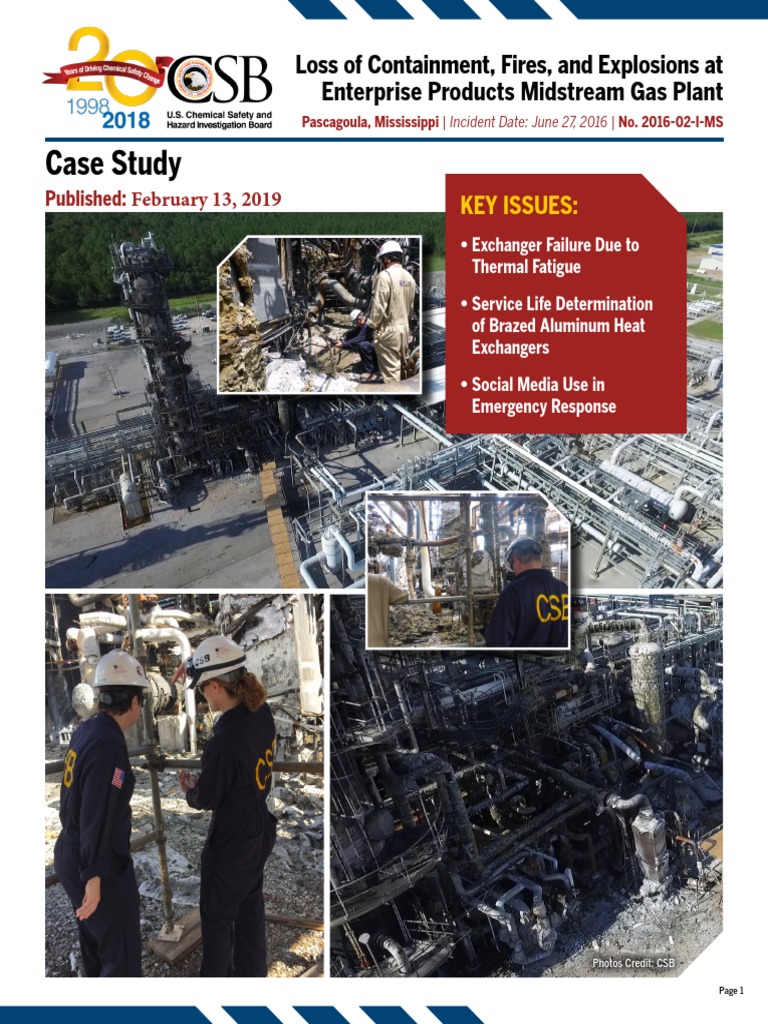 Final Case Study - Enterprise | PDF | Explosion | Natural Gas