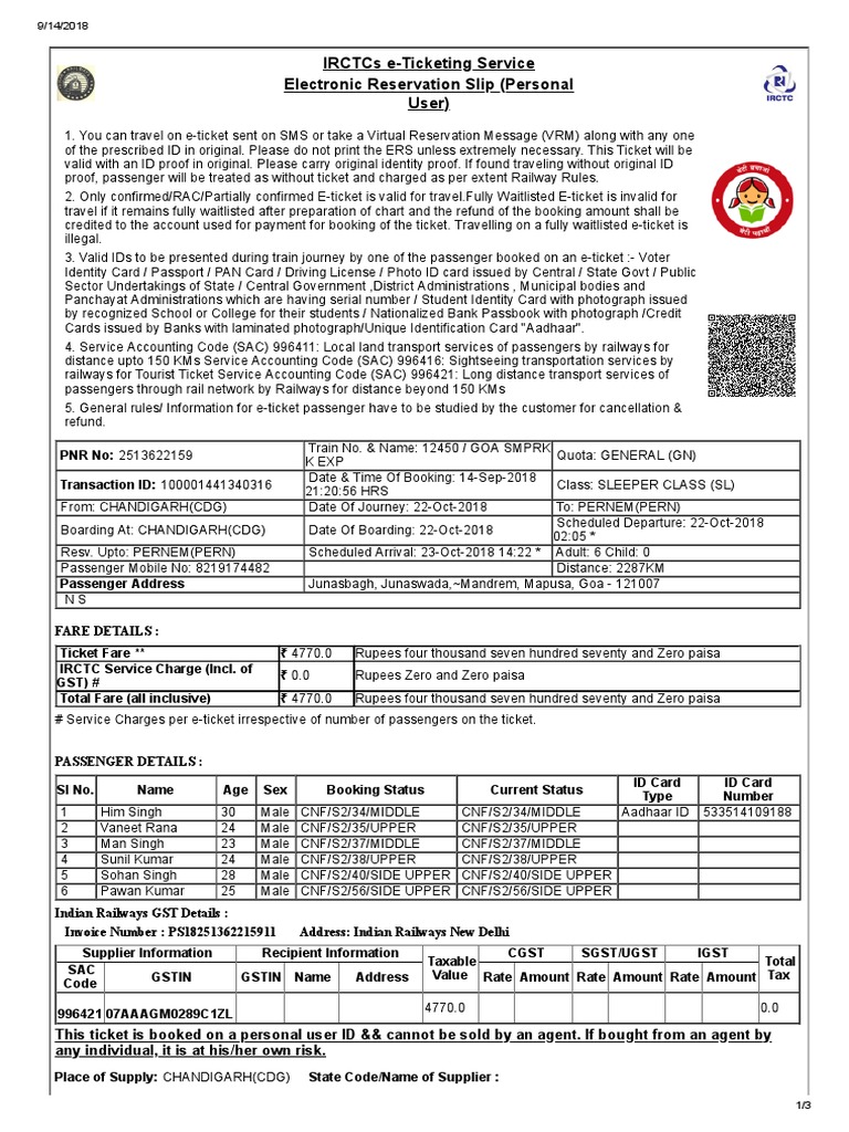Batch 2 Ticket 1 CDG-PERN | PDF | Identity Document | Transport