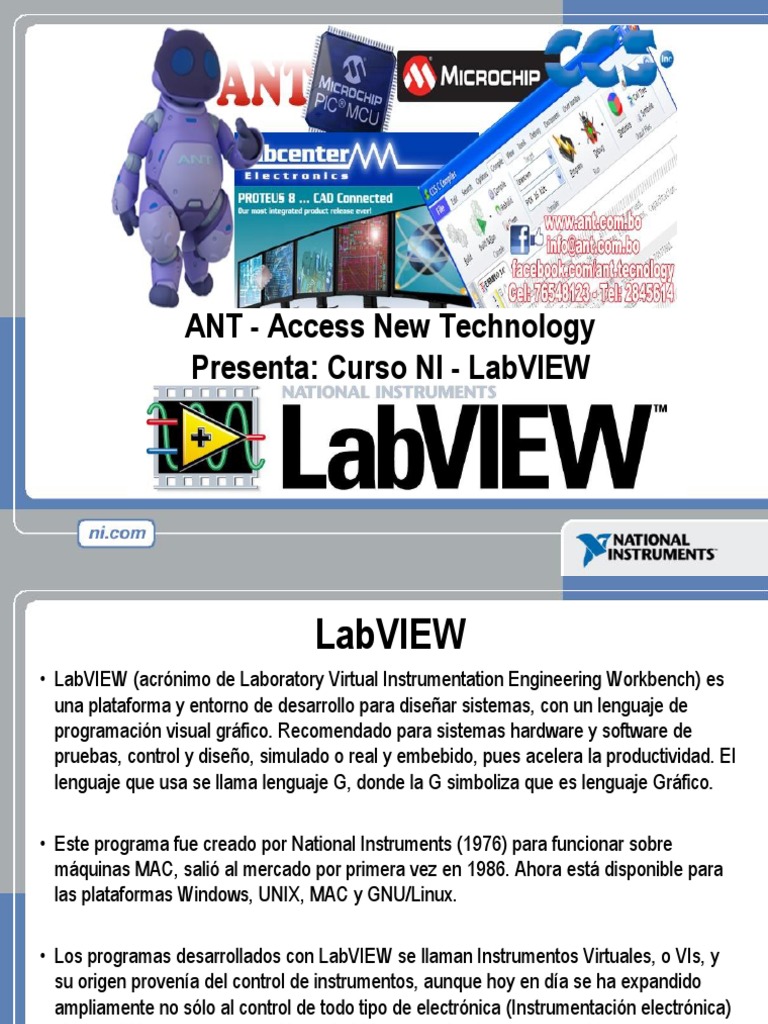 Introduccion LabVIEW | PDF | Programación de computadoras | Informática