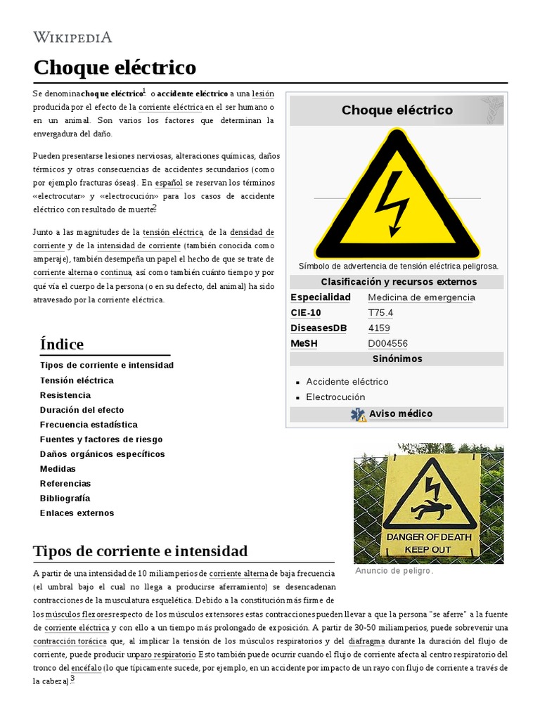 Choque Eléctrico | PDF | Electricidad | Electromagnetismo