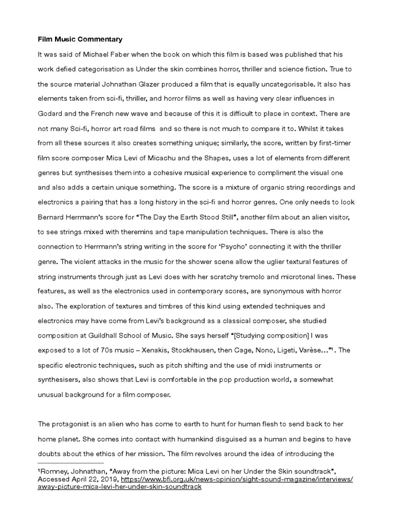 Film Commentary | PDF | Film Score | Synthesizer