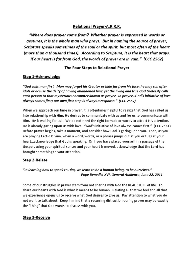 Arrr Prayer | PDF | Silence | Prayer