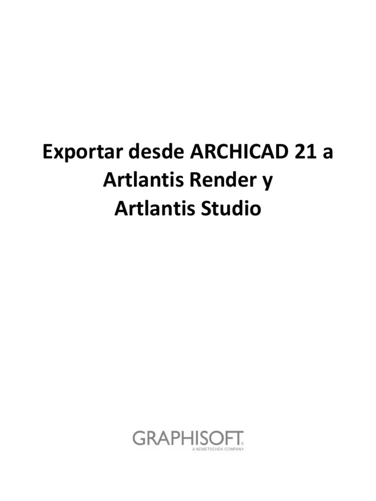 06 Exportar Desde AC 21 A Artlantis Render y Artlantis Studio | PDF ...