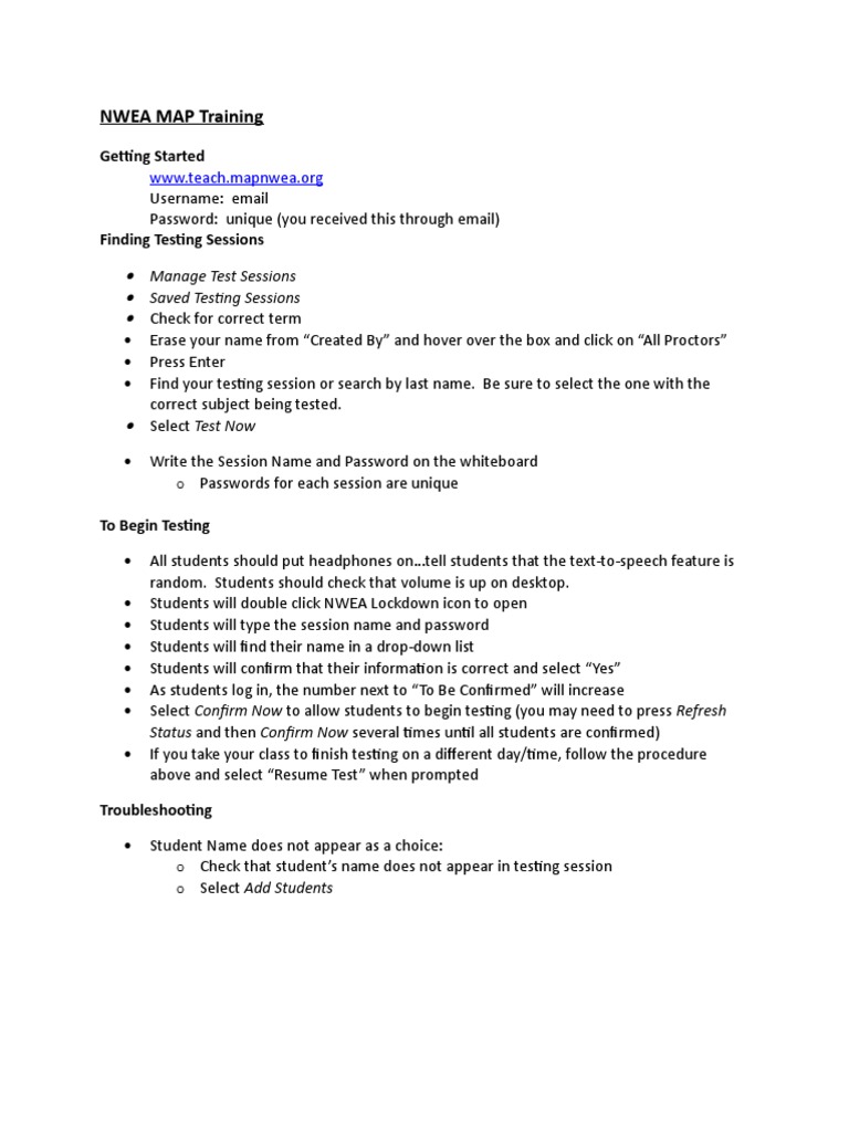 Nwea Map Training 2 | Download Free PDF | Computing | Computing And ...