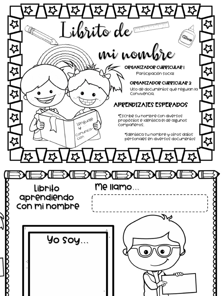 Actividades para aprender mi nombre | PDF | Ocio