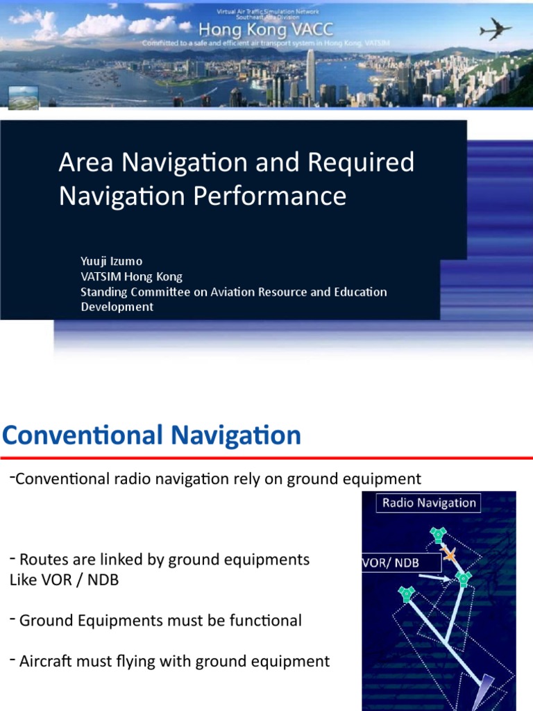 RNAV and RNP Navigation Overview | PDF | Transport | Aviation