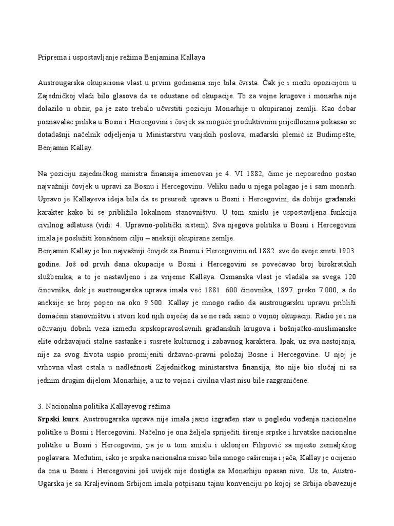 Benjamin Kalaj | PDF | Politics